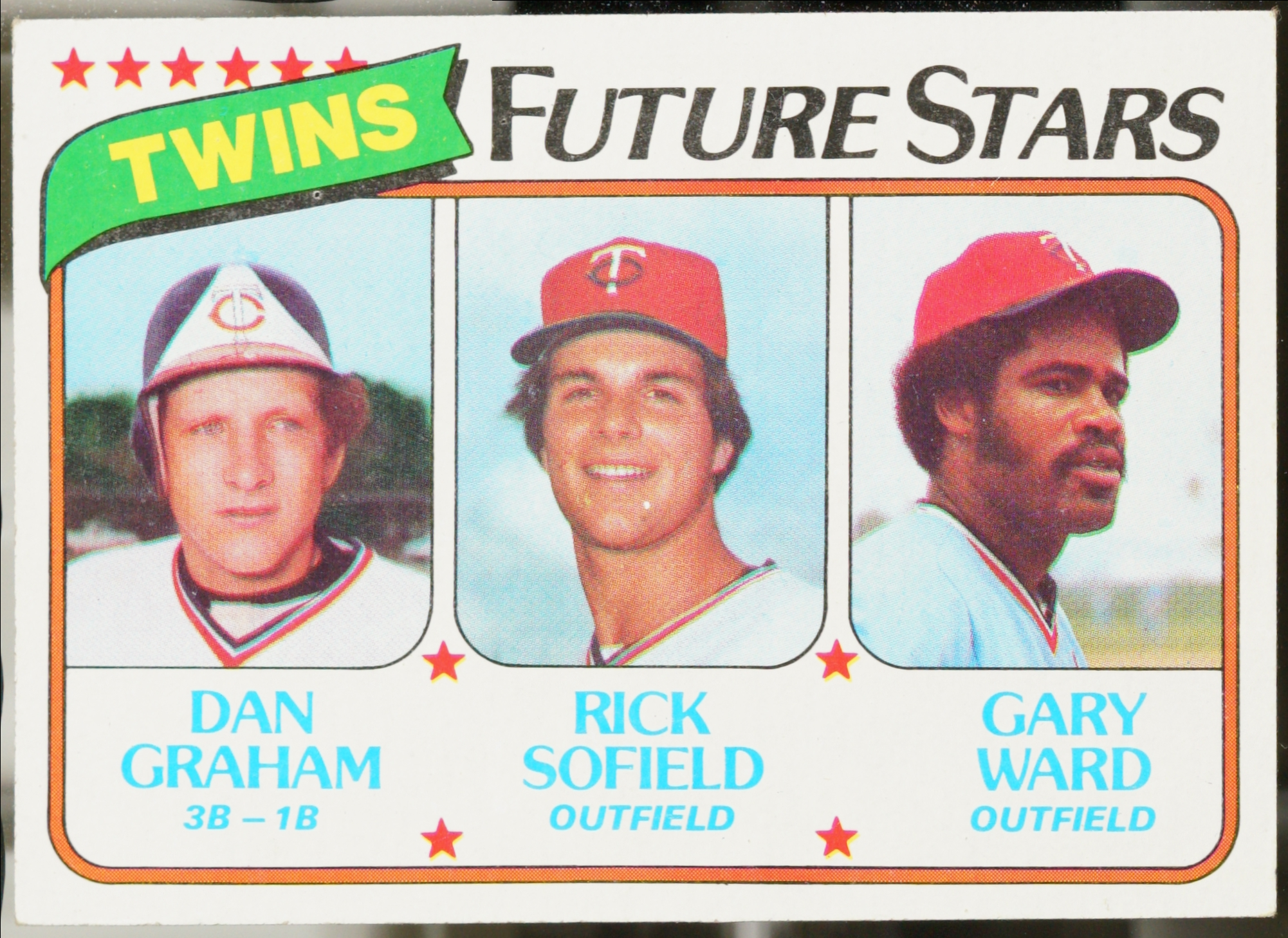 1980 Topps #669 Twins Future Stars (Dan Graham / Rick Sofield / Gary ...