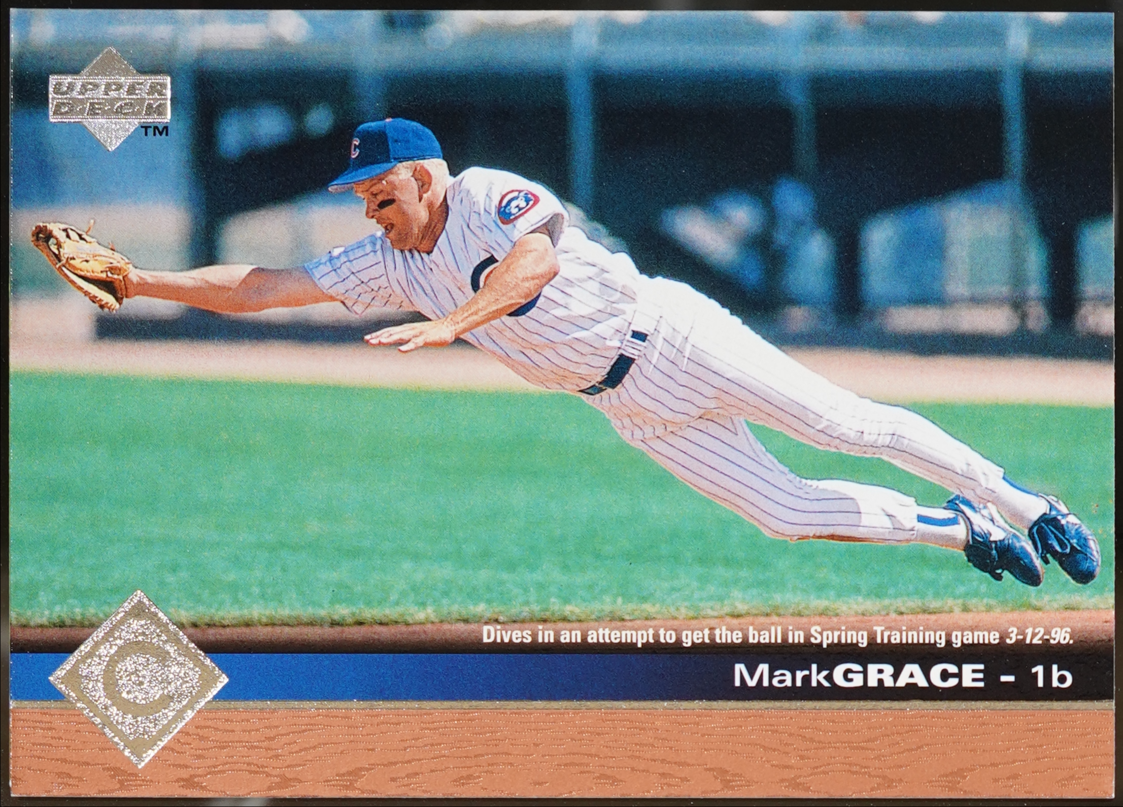 1997 Upper Deck #35 Mark Grace Baseball EX | eBay
