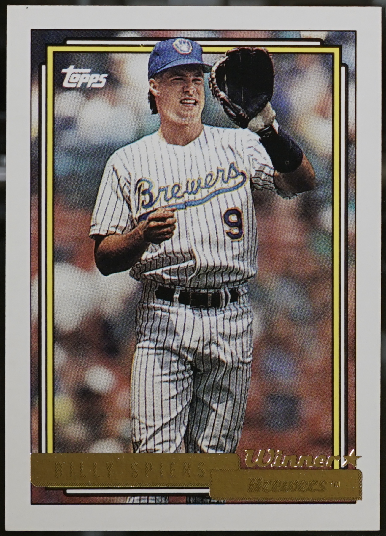1992 Topps #742 Bill Spiers Gold Winners Baseball VG | eBay